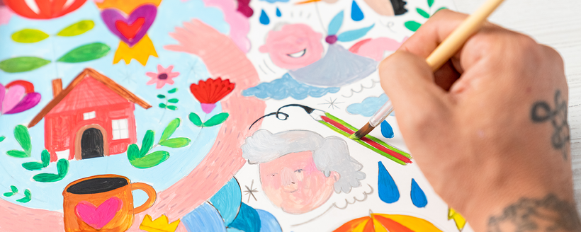 Online Course - Hand-Drawn Illustration with Layers, Colors, and Shapes ...