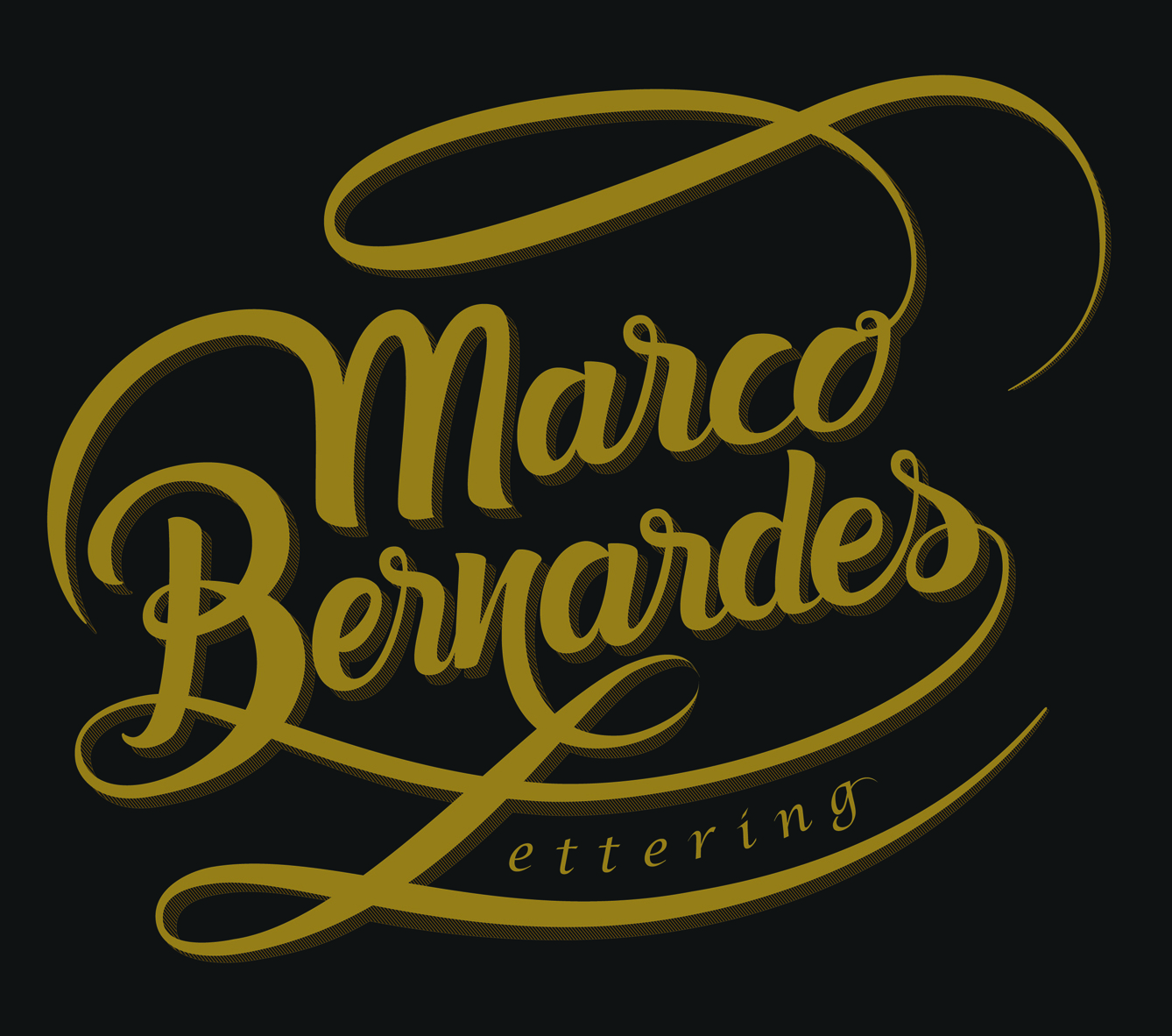Mi logo Marco Bernardes Lettering | Domestika